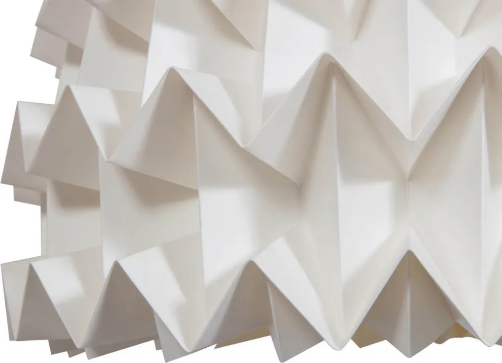 Závěsné svítidlo ORIGAMI papírové 26 cm, krémové