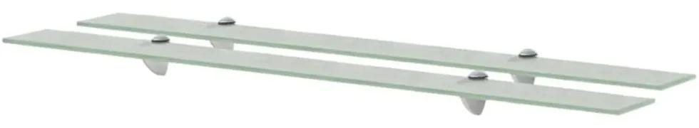 Petromila Plovoucí police 2 ks sklo 100 x 10 cm 8 mm