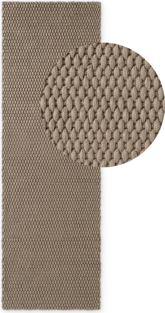 Ted Baker, Kusový koberec Ted Baker Southwark 106406 Beige Grau, 80x250, béžová, chodba / předsíň