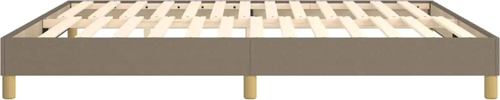Rám postele s boxspringem taupe 160 x 200 cm textil 3120626