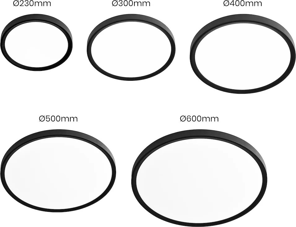 Stropní LED svítidlo Maq, 1x LED 18w, 3000-6500k, b