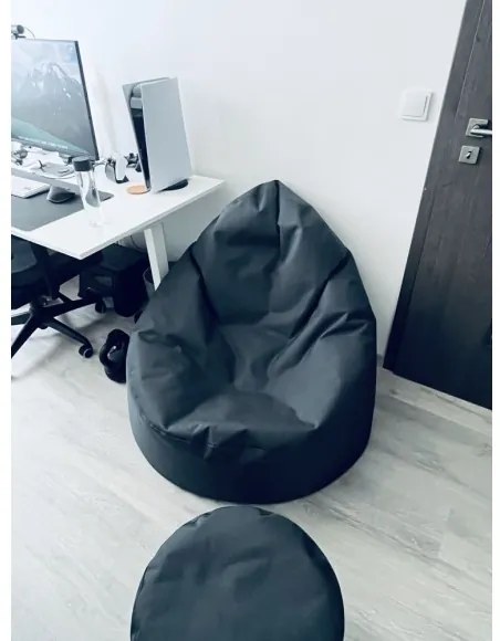 SakyPaky Sedaci vak Citrona taburet azurová