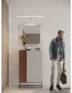 LED nástěnné svítidlo Davinci 48 satin