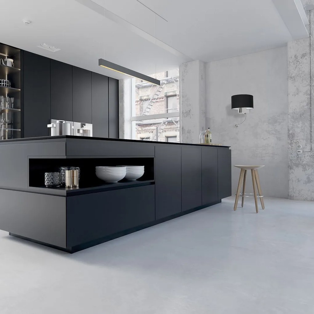 Nástěnné svítidlo Napoli, 1x černé textilní stínítko + 1xLED 1w, ch