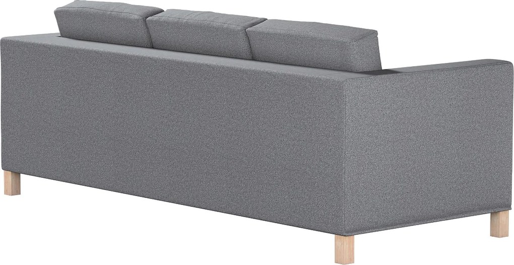 Potah na pohovku IKEA  Karlanda 3-místná nerozkládací, krátký barva šedá látka pletený vzor