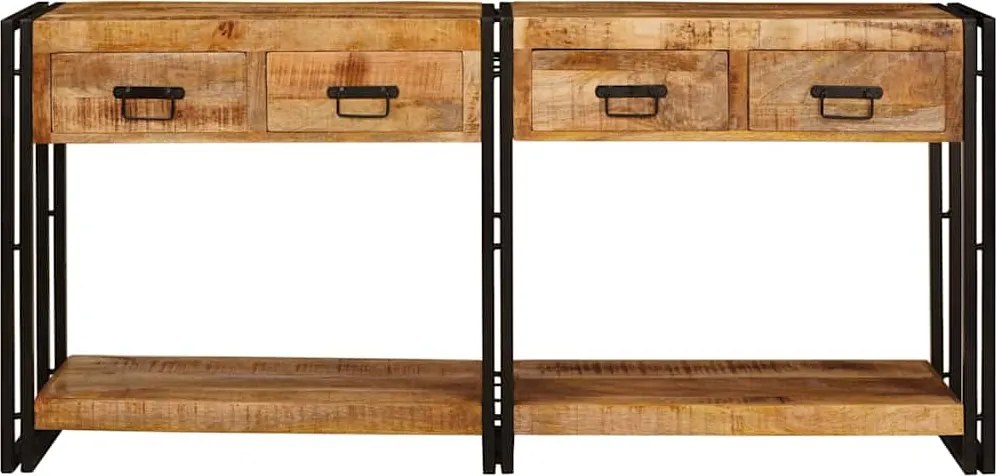 Konzolové stolky 2 ks Hnědá 161 x 33 x 75 cm 3324223