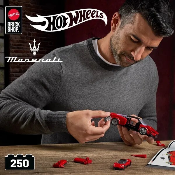 Mattel Brick Shop Hot Wheels Speed series Maserati MC20 Vícebarevná