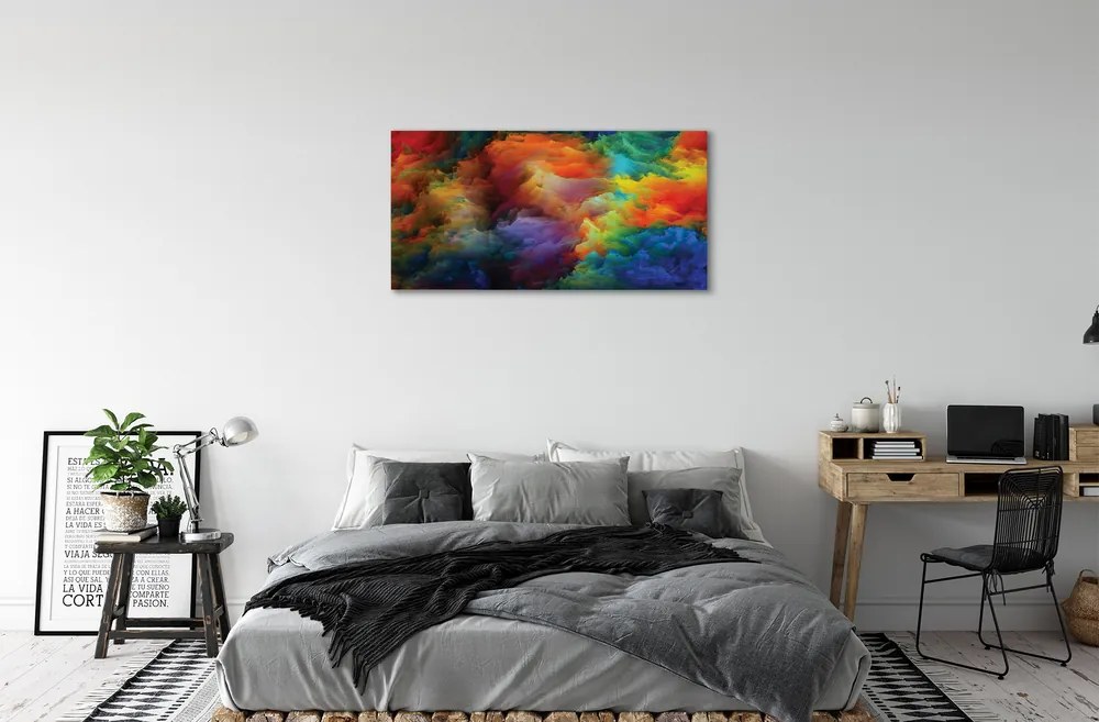 Obrazy na plátně 3d barevné fraktály 120x60 cm