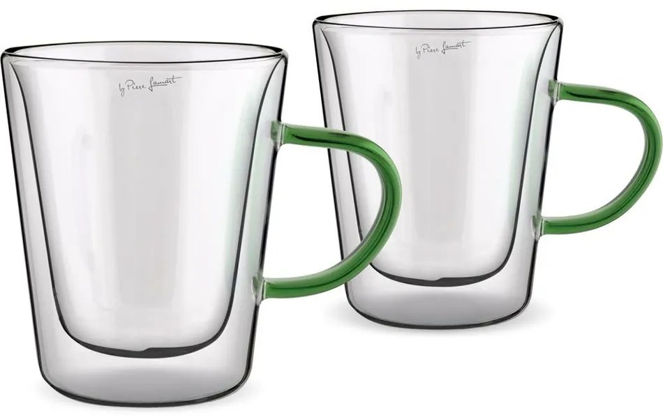 Lamart LT9118 2dílná sada sklenic Tea Vaso, 300 ml, zelená