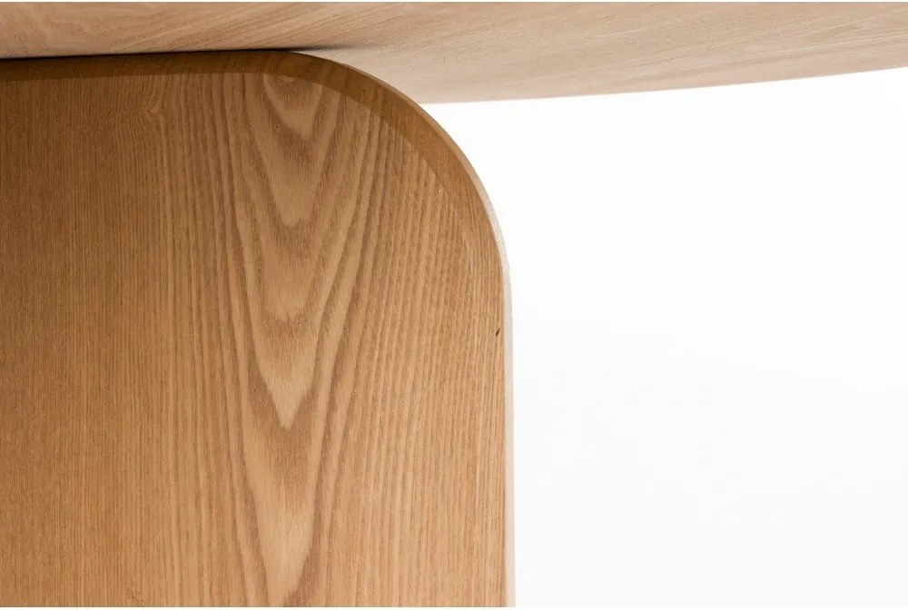 Kulatý jídelní stůl v dekoru dubu ø 120 cm Laurent – White Label