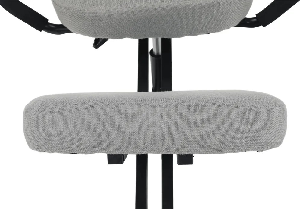 Ergonomická kľakačka, šedohnědá taupe / černá, RUFUS