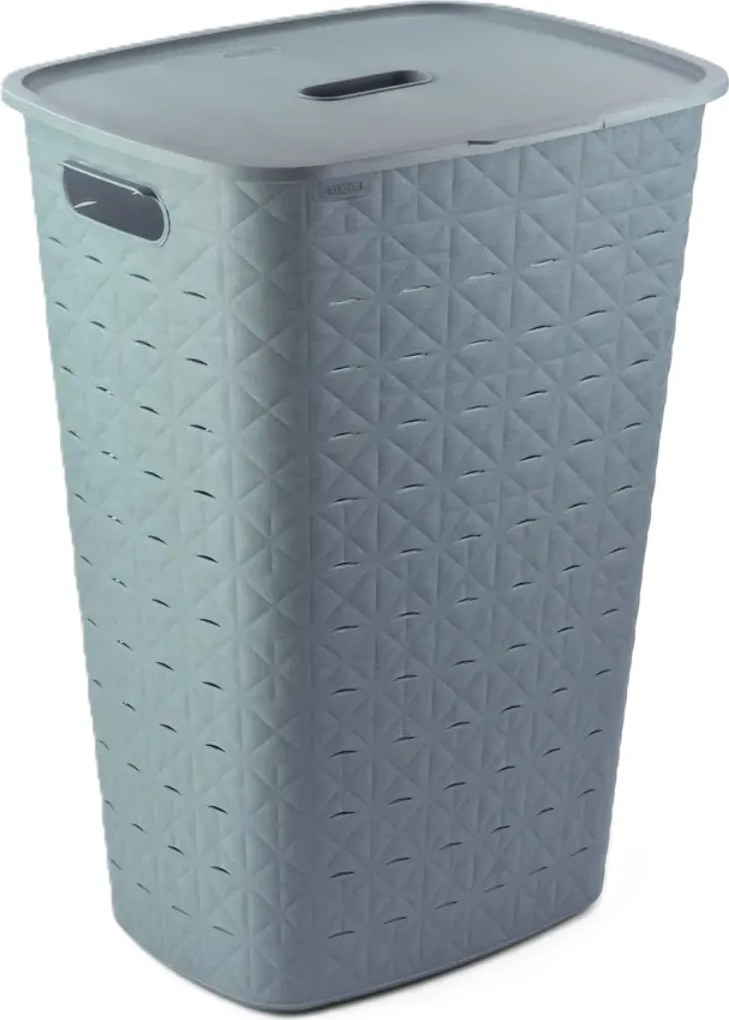 Curver Koš na špinavé prádlo LAUNDRY HAMPER 56L, modrý