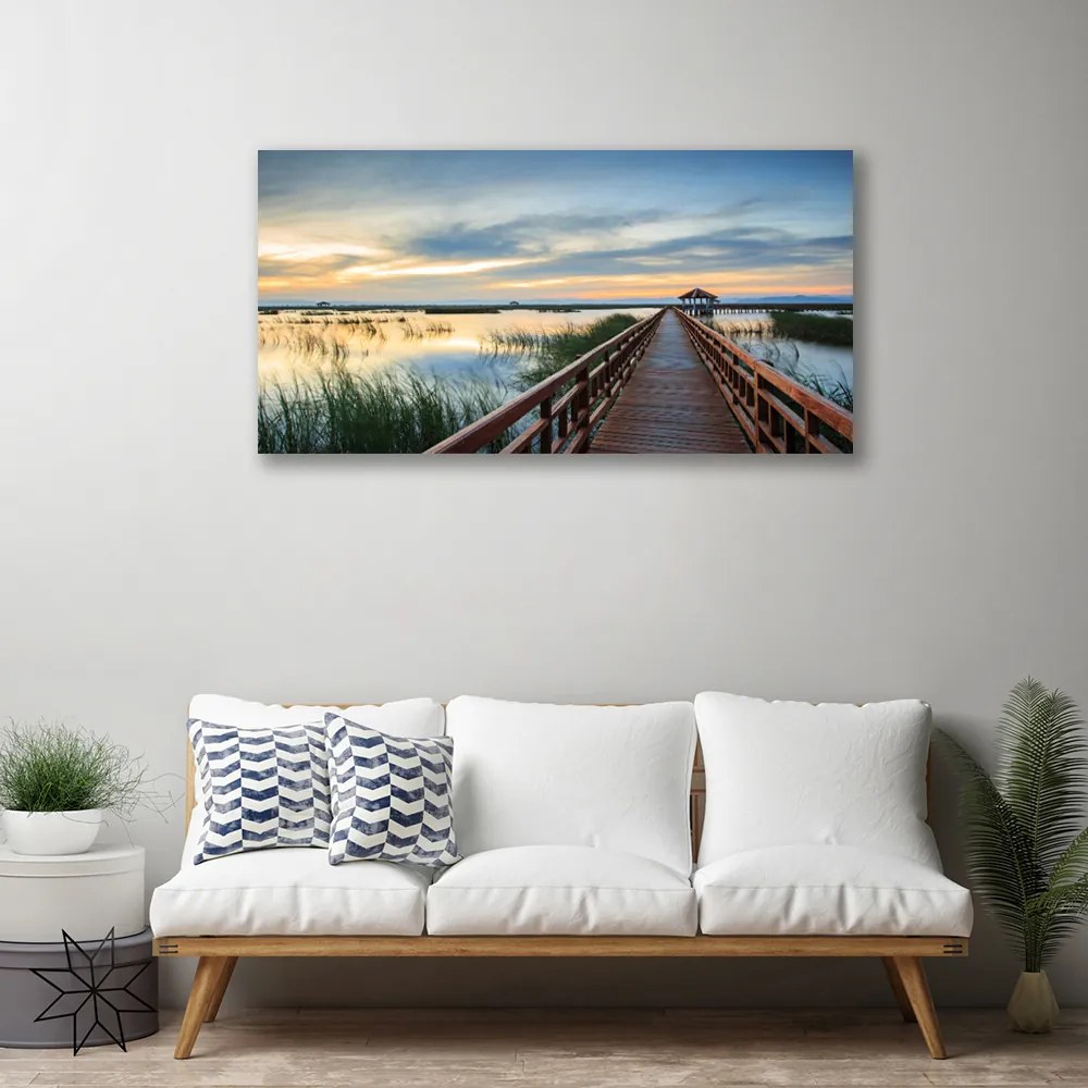 Obraz na plátně Most Architektura 120x60 cm