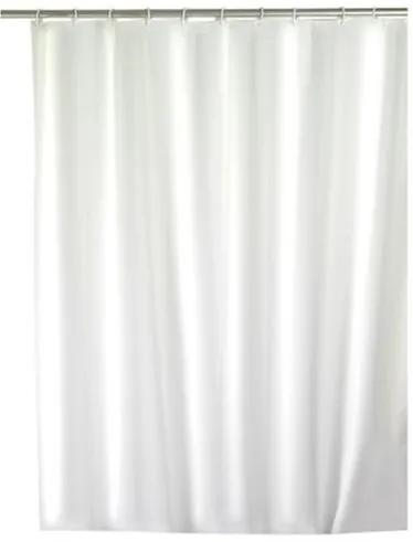Sprchový závěs, textilní, barva bílá, 180x200 cm, WENKO (4008838191460)
