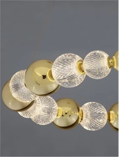 Závěsné LED svítidlo NOVA LUCE BRILLE 52W 3200K 9695202 stmívatelné Triac