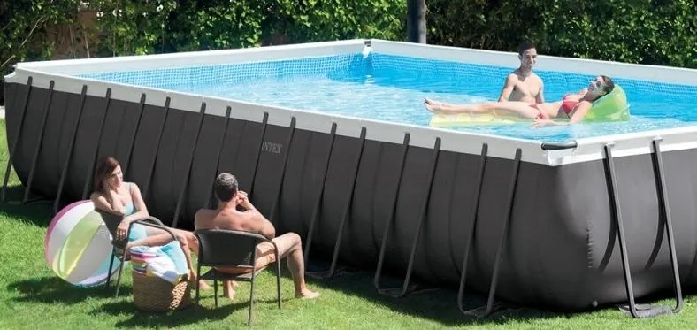 INTEX Ultra Rectangular Frame Pools Set Bazén 975 x 488 x 132 cm 26374NP