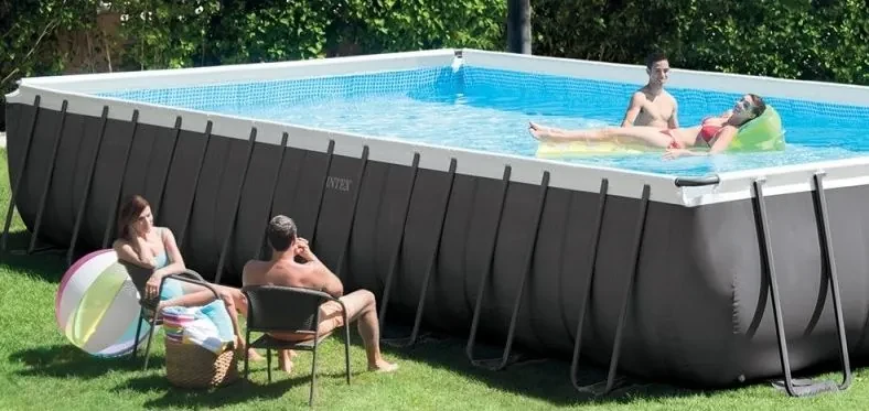 INTEX Ultra Rectangular Frame Pools Set Bazén 975 x 488 x 132 cm ...