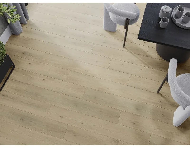 Mexen Calera, vinylová podlaha 1227 x 187 mm LVT Dryback 2,5 mm, PVC podklad, 4stranná V-drážka, dub, F1320-1227-187-255-4V1-01