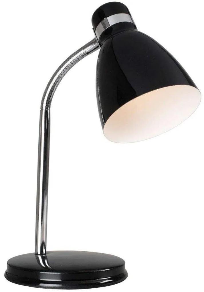 Klasická kovová stolní lampička NORDLUX Cyclone - černá
