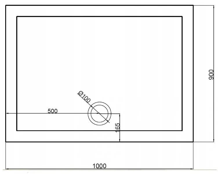BPS-koupelny Posuvné sprchové dveře HYD-PD03B 100 chrom/transparent pro instalaci do niky + vanička HYD-OSV-ST04A bílá