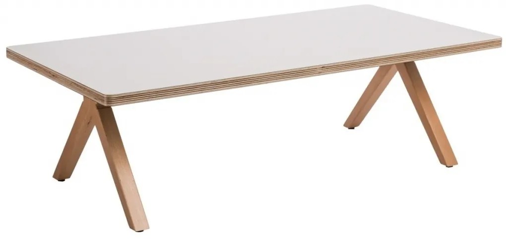 Nízký konferenční stolek Mars 120x60, bílá