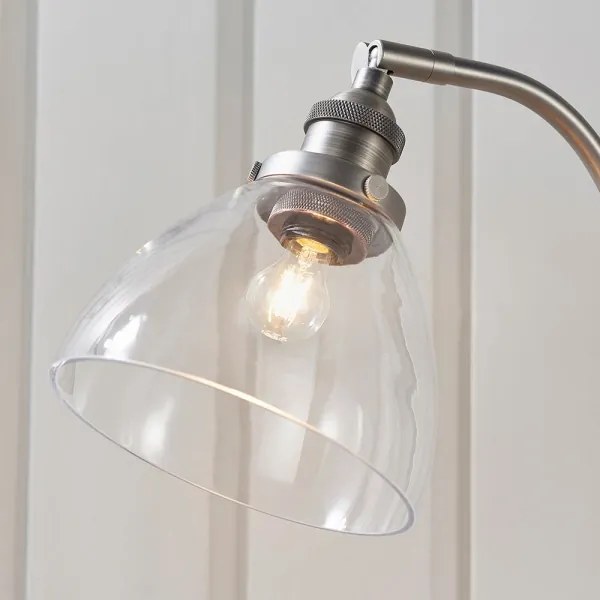 Endon 91740 - Stolní lampa HANSEN 1xE14/40W/230V matný chrom