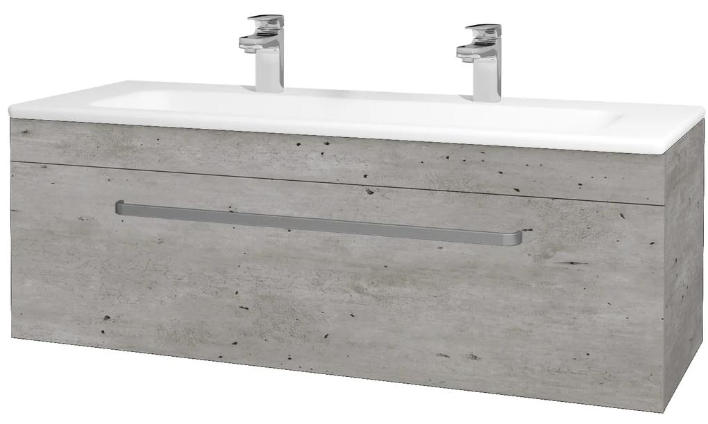 Dřevojas Koupelnová skříň ASTON SZZ 120 Varianta: N07 Stone / Úchytka T01 / N07 Stone