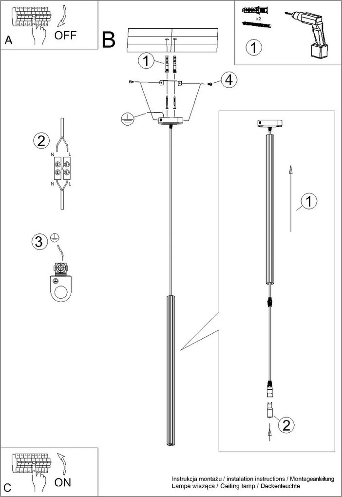 Sollux Lighting Závěsné svítidlo ARCHE 1 okrově červené