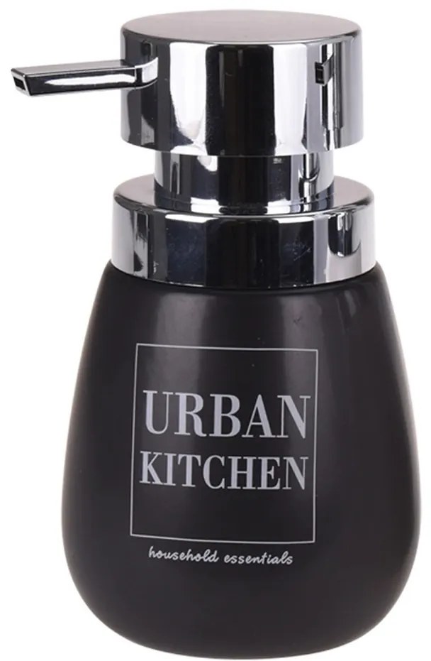Dávkovač na tekuté mýdlo Urban kitchen, černá