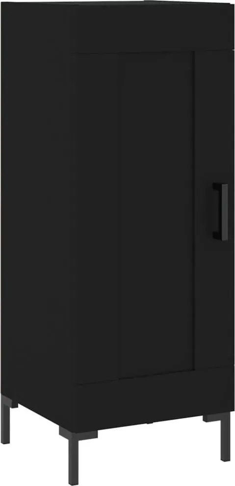 vidaXL Skříň highboard 34,5x34x180 cm kompozit [3199490] Barva: bílá s vysokým leskem