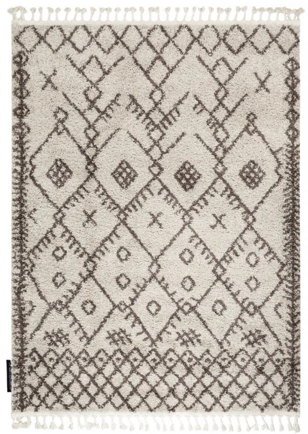 Hans Home | Kusový koberec Berber Tanger B5940 cream and brown - 80x150