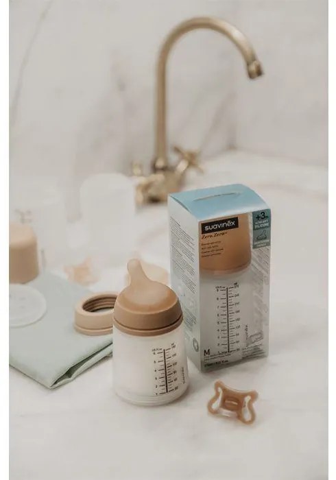 Suavinex Zero Zero medium anti-koliková láhev 180 ml A