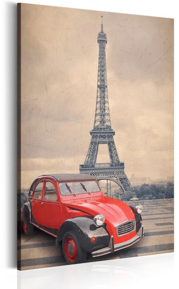 Obraz na plátně Bimago - Retro Paris 80x120 cm