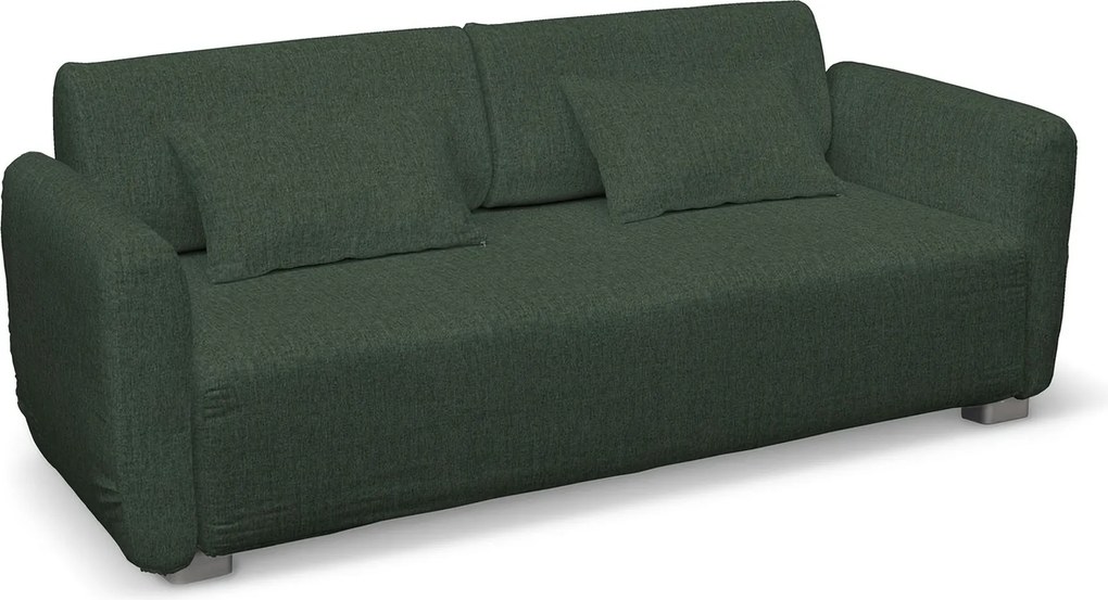 Potah na pohovku Mysinge - 2-místná barva zelená látka pletený vzor