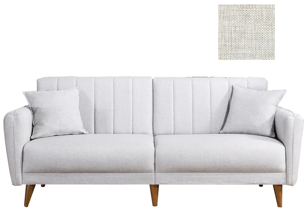 Atelier del Sofa 3-místná pohovka Aqua - Cream, Krémová