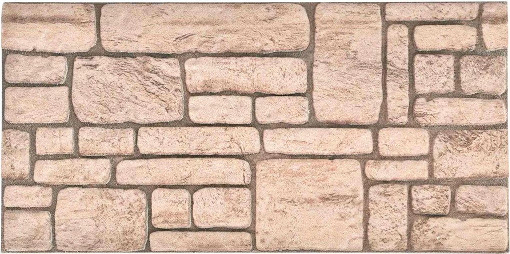 Nástěnné panely 10 ks 100 x 50 cm Béžová EPS pěna 153607