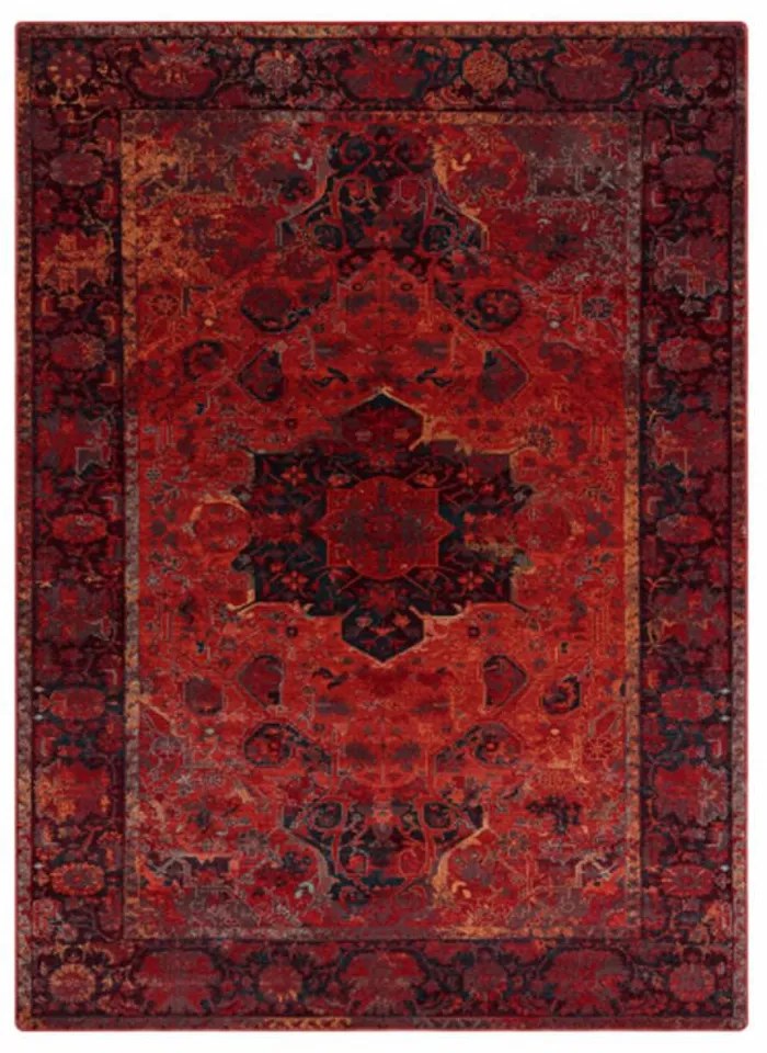 Vlněný kusový koberec Dukato rubínový 235x350cm
