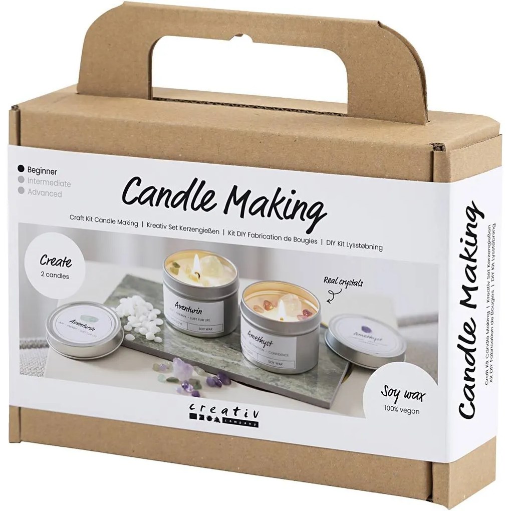 Creativ Company Kreativní sada Mini Craft Kit Candle Making Crystals