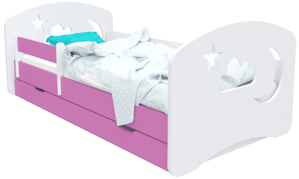 Dětská postel s úložným prostorem DESIGN 180x 90 cm L06 MRÁČEK