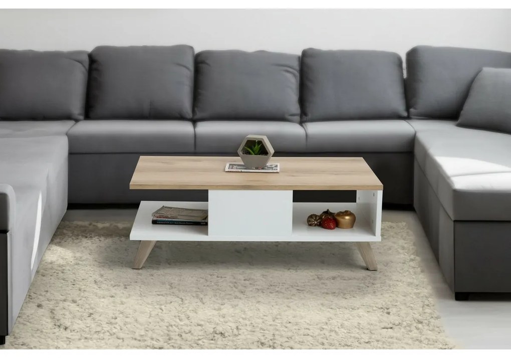 Konferenční stolek Sumer White and Oak