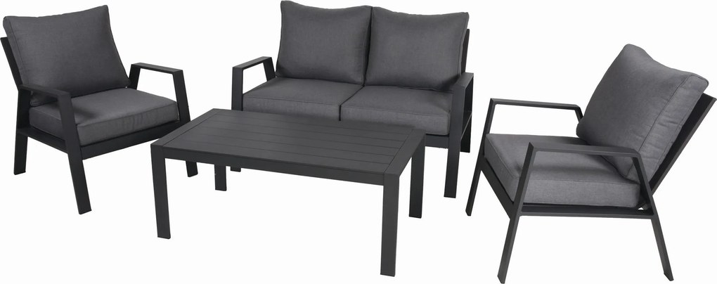XXXLutz ZAHRADNÍ SADA 4dílné, kov, plast, textil Gardenson - Online Only zahradní nábytek - 002836041601