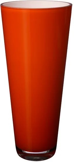 Villeroy & Boch Verso skleněná váza orange sunset, 38 cm