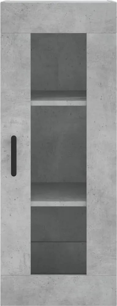 Skříň highboard betonově šedá 34,5x34x180 cm kompozitní dřevo 3199437