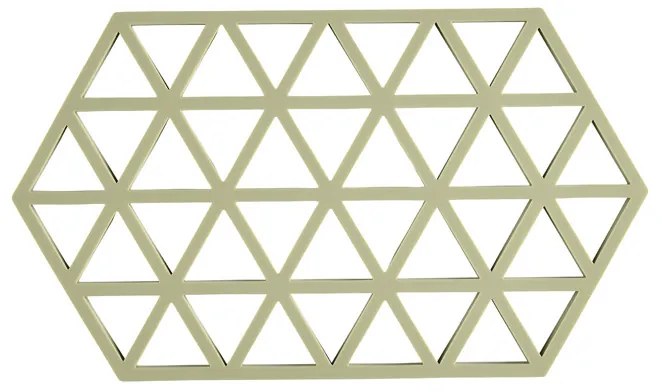 Zone Denmark Silikonová podložka pod horké Triangles Matcha Green 24 cm