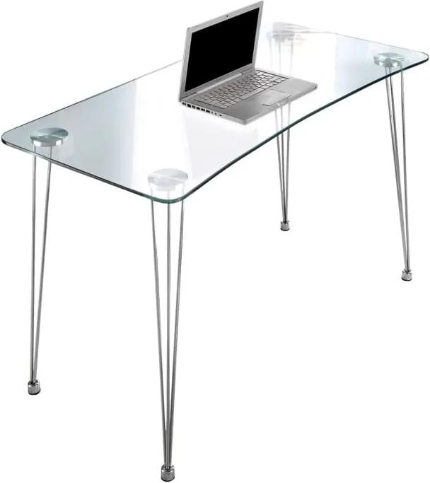 Tomasucci Počítačový stůl N.Y. 120x74x60cm,čirá
