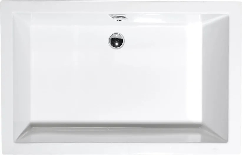 Polysan Deep Hluboká sprchová vanička, obdélník 110x75x26cm, bílá, 72883