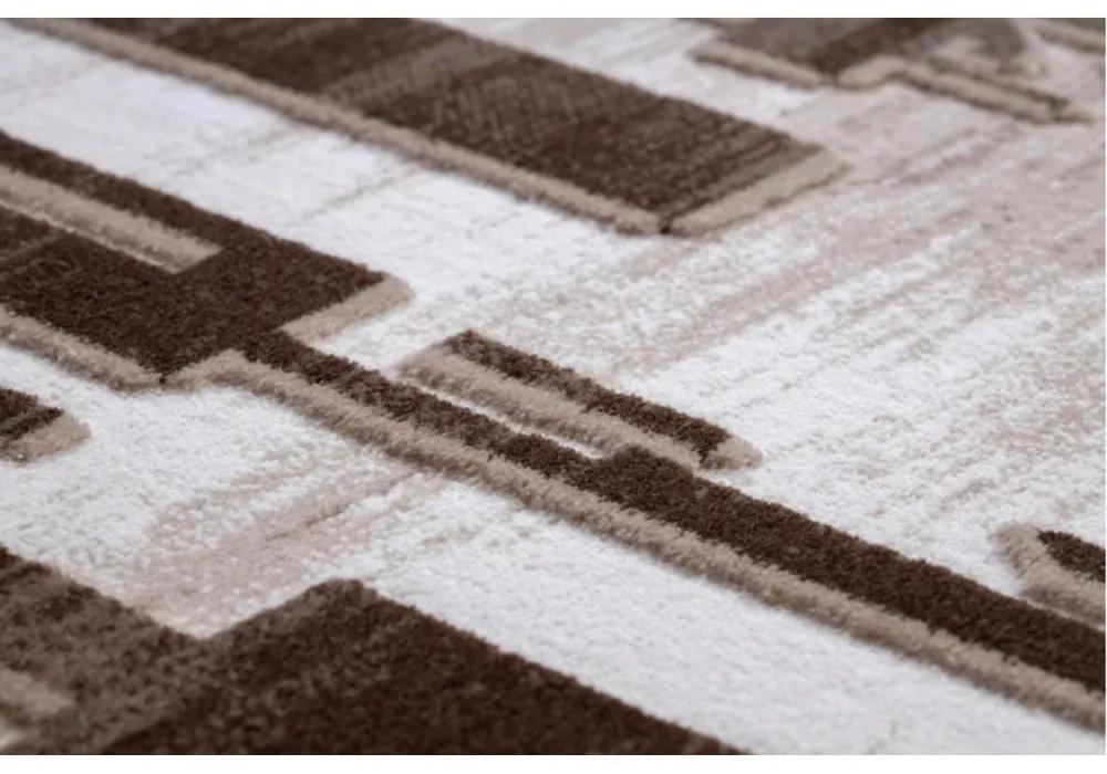 Luxusní kusový koberec akryl Don hnědý 160x230cm