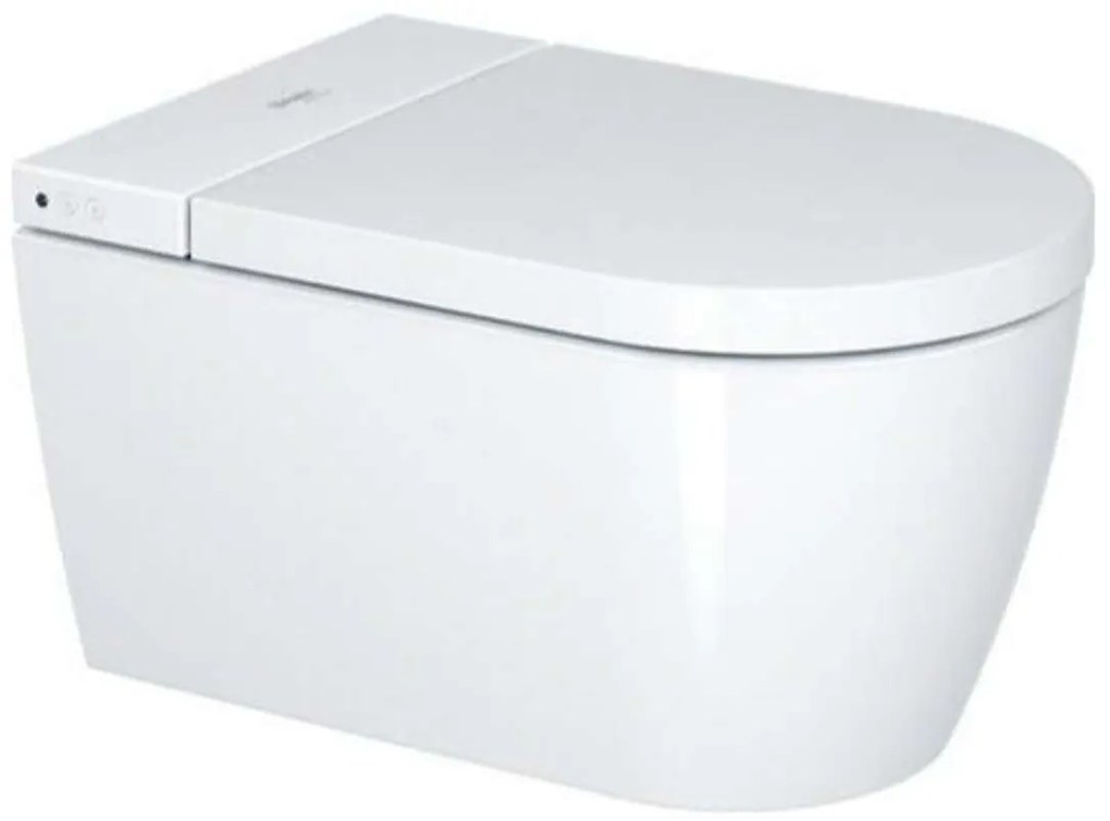 Duravit SensoWash Strack - Elektronický bidet SensoWash Strack s keramikou, Rimless, SoftClose, HygieneGlaze, bílá 650002012004300
