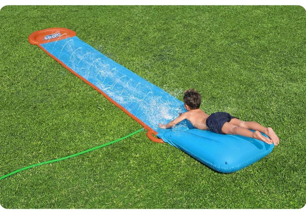 Jednomístný tobogán Bestway 52477 délka 488 cm pro zahradní zábavu