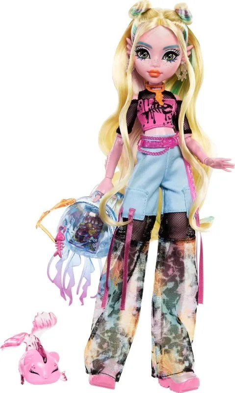 Mattel monster high příšerka monsterka lagoona blue, hxh75